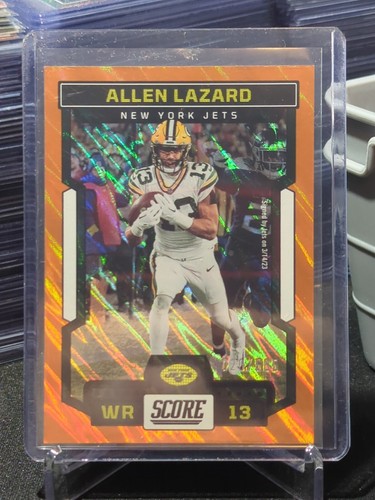 ALLEN LAZARD 2023 Score Football LAVA PARALLEL 020/565 Card #94 New ...