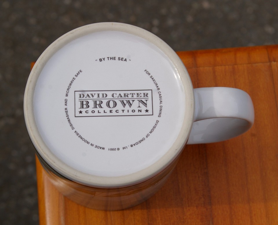 By The Sea Lighthouse Coffee Mug 2001 by David Carter Brown Collection ...