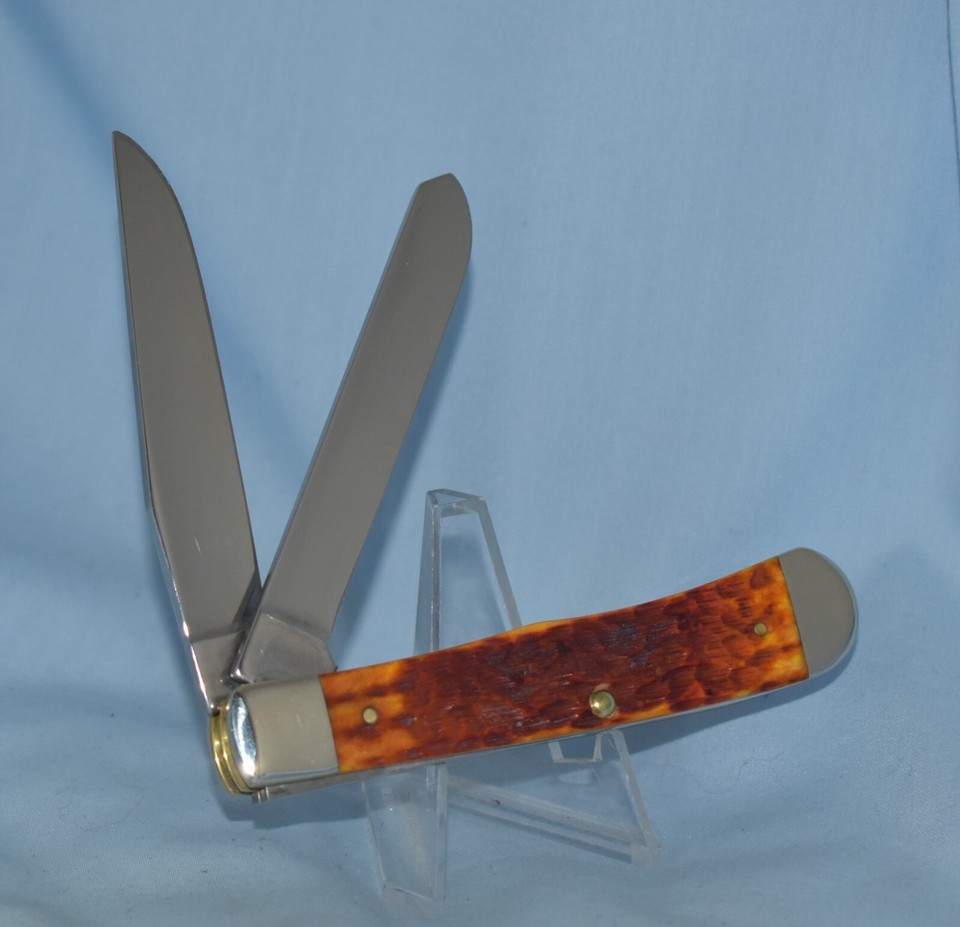 CASE XX BONE LARGE TRAPPER KNIFE 6254 2024 6 DOT "NEAR MINT!! | eBay