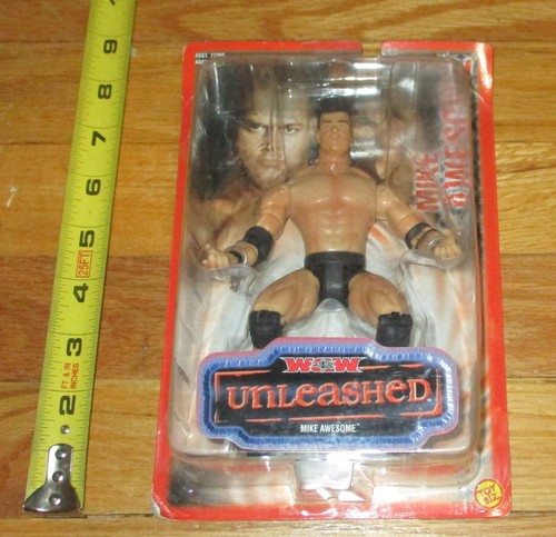 2001 WCW Marvel Toy Biz Mike Awesome Unleashed Wrestling figure WWE ...