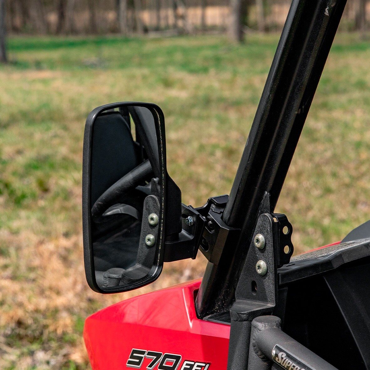 Super ATV Plastic lateral Mirror 8.5" x 4.25" | eBay