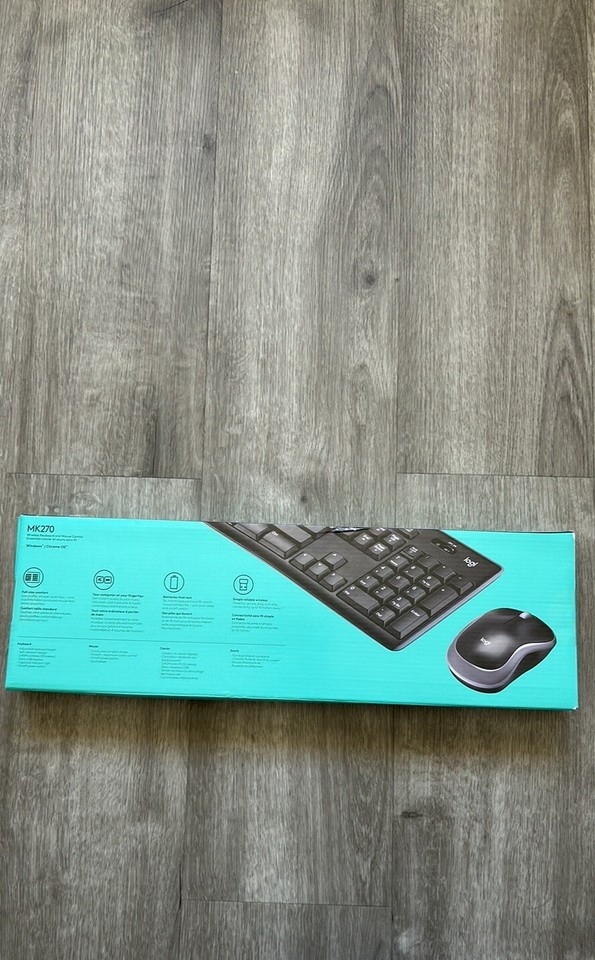 Logitech MK270 Wireless Combo - Keyboard and Mouse Set (920-004536) | eBay