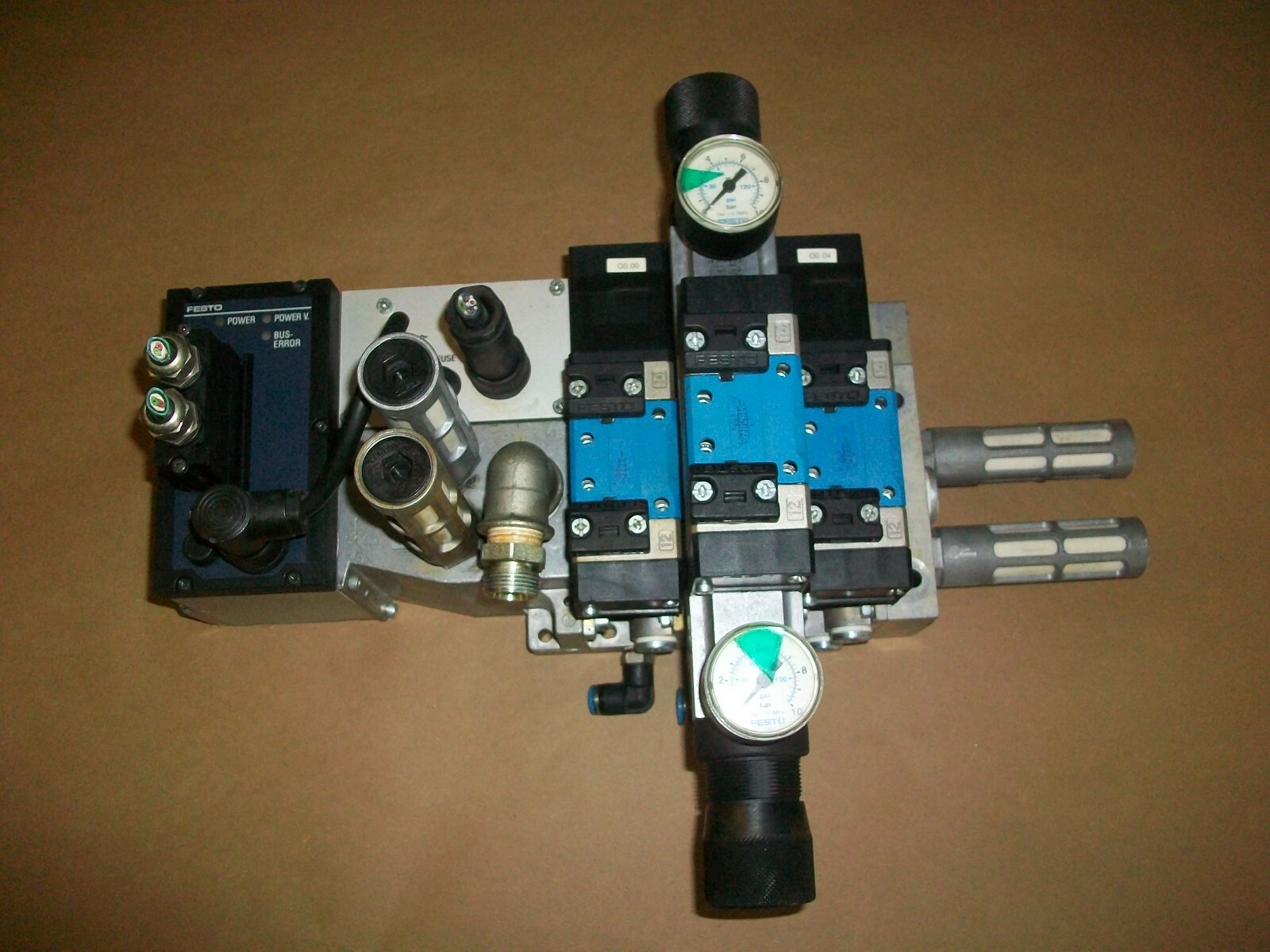 Festo Profibus Pneumatic Solenoid Valve Stack IFB13-30 VIGP-04-FB-D-1 ...