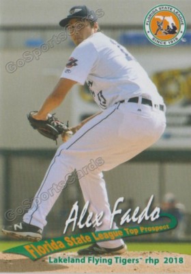 2018 Florida State League Top Prospects FSL Alex Faedo RC Rookie Tigers ...