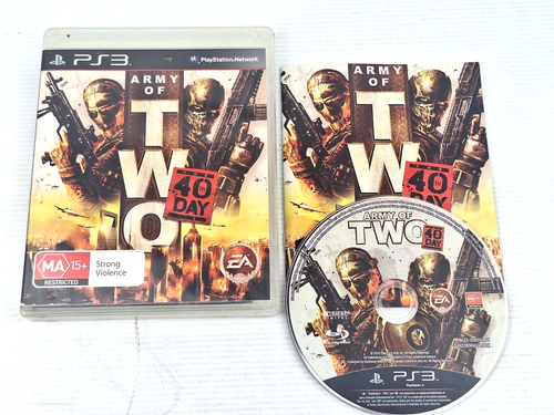 Army Of Two 40th Day PS3 PlayStation 3 With Manual PAL - OZ SELLER | eBay