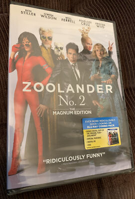 Zoolander No. 2 Magnum Edition (DVD 2016) Ben Stiller, Owen Wilson NEW ...