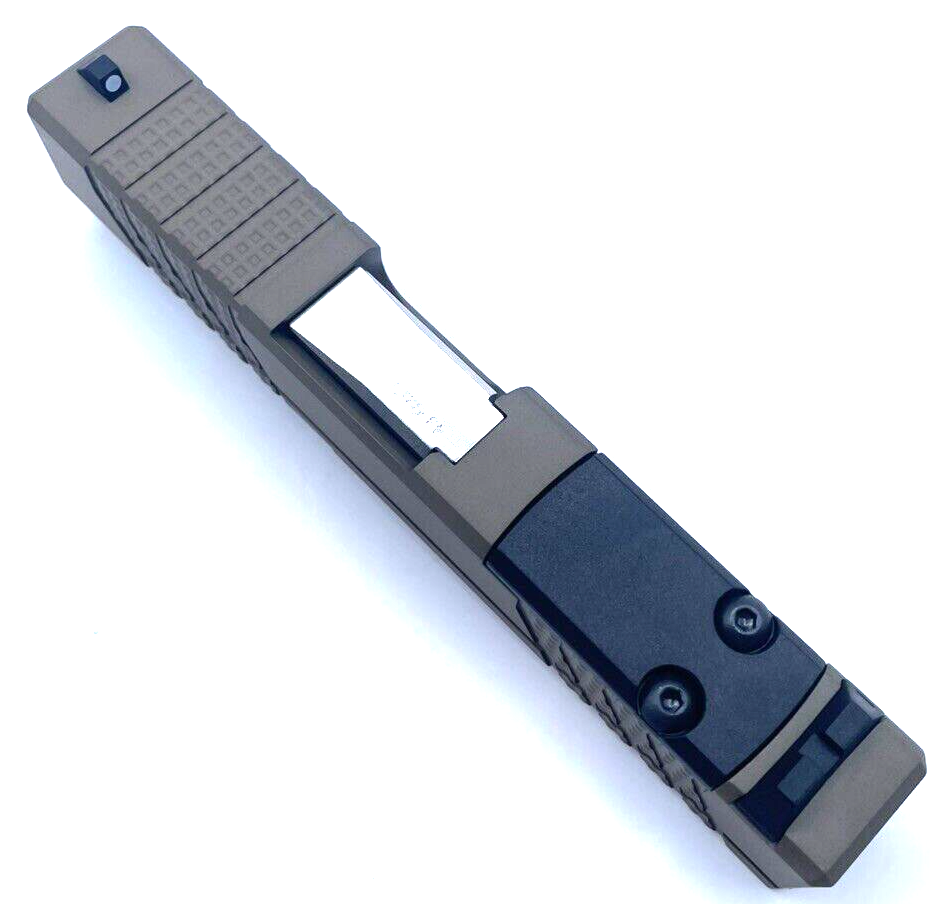 High Table Glock 43 Complete KN FDE Slide Micro RMSC Optic Cut ...