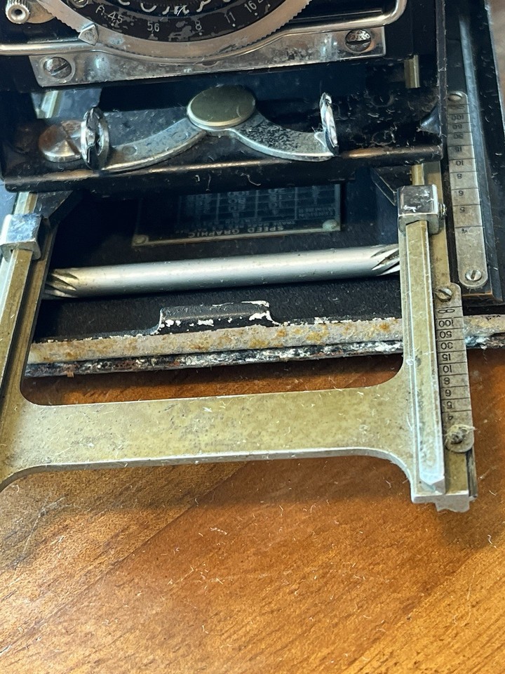 Vintage Graflex Speed Graphic Press Camera Carl Zeiss Tessar Lens ...