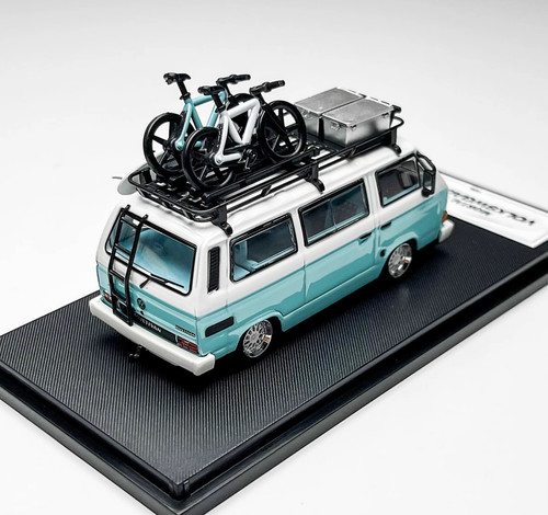 Mortal 1:64 Blue VW T3 Multi Mini Van Camper Sport Model Diecast Collect Car | eBay