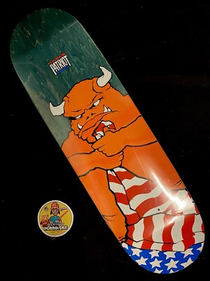 RARE 101 Natas Kaupas Patriot Monster Skateboard Deck Screened Prime | eBay
