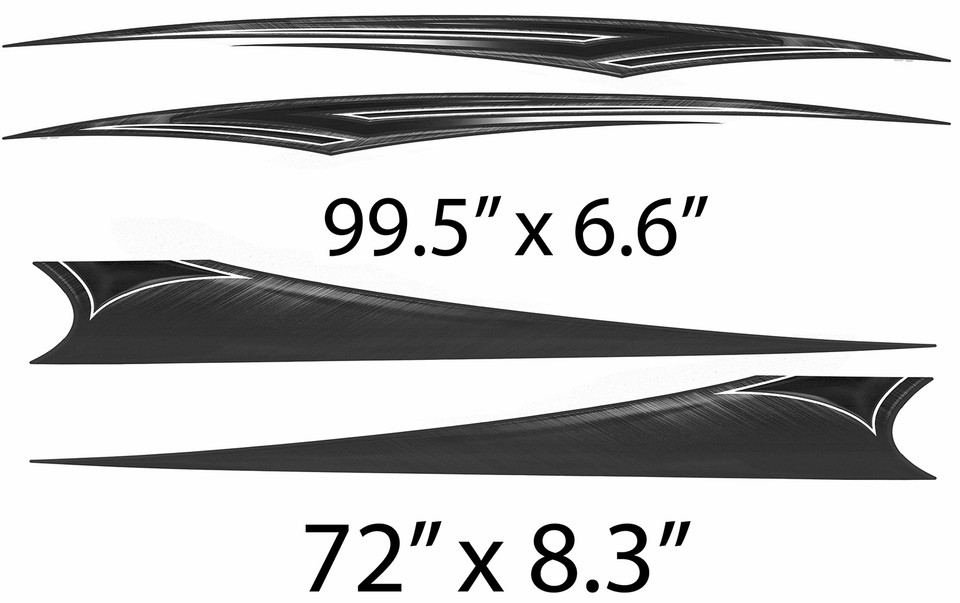 RV, Trailer Hauler, Camper, Motor-home Large Decals/Graphics Kit-K-0007 ...