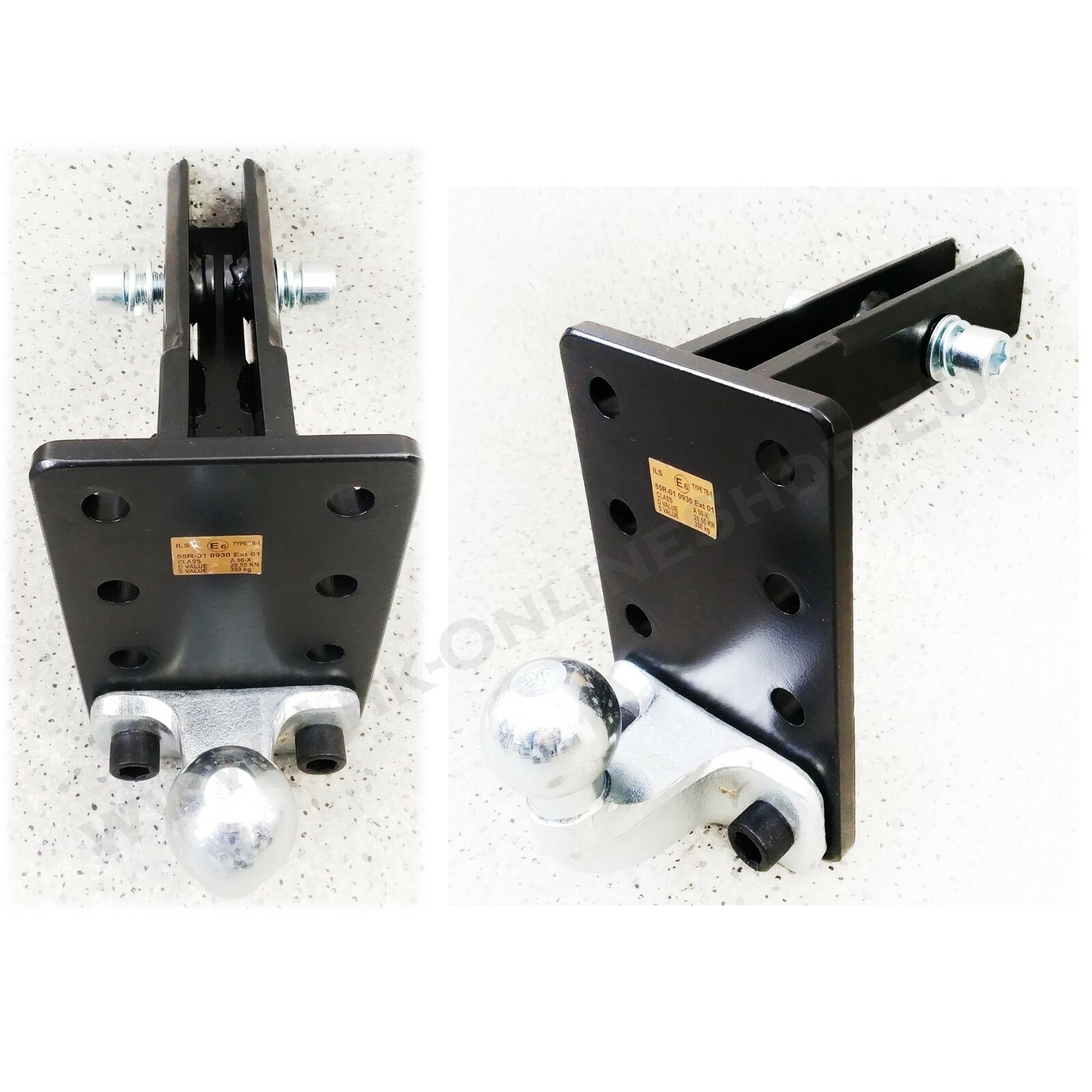 Heavy Duty Towbar Tow Bar Ball Hitch Adapter 2“ Height Adjustable USA ...