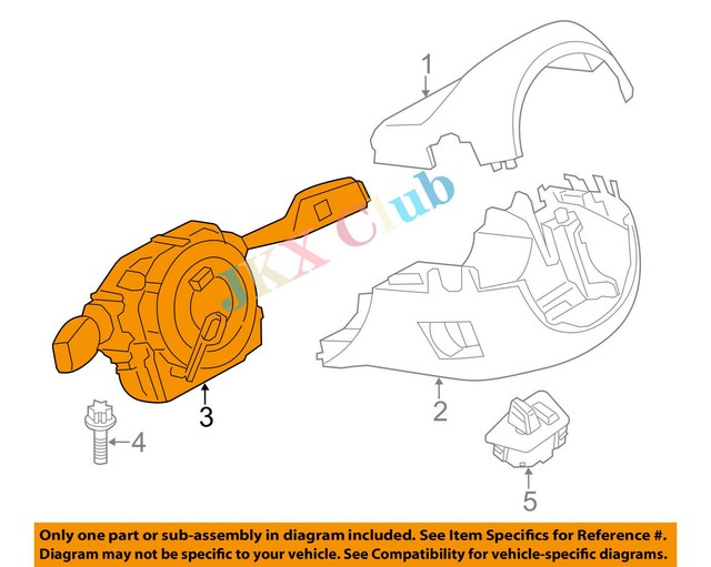 BMW Genuine 61319354047 Switch Cluster Steering Column for F10 for sale ...