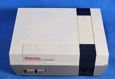 Authentic Nintendo NES Video Game Console Only NES-001 Gray | eBay