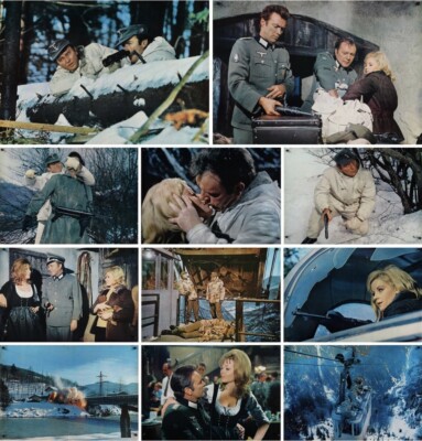 WHERE EAGLES DARE Italian 1F movie poster x11 CLINT EASTWOOD RICHARD ...