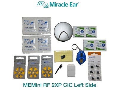 Miracle Ear Memini RF 2XP CIC Hearing Aid with Accessories and Free ...
