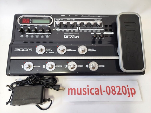 ZOOM G7.1ut Guitar Effects Console Processor With Adapter | eBay UK