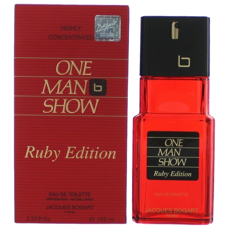 One Man Show Ruby Edition by Jacques Bogart, 3.3 oz EDT Spray for Men ...
