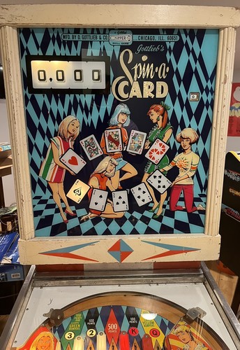 Gottlieb Pinball Machine Spin A Card 1969 | eBay