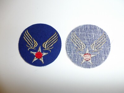 e2787 WW 2 US Original Army Air Force Patch wool bullion R13A | eBay