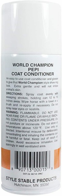 Style Stable Products World Champion Pepi Coat Conditioner 11.6 Oz S ...