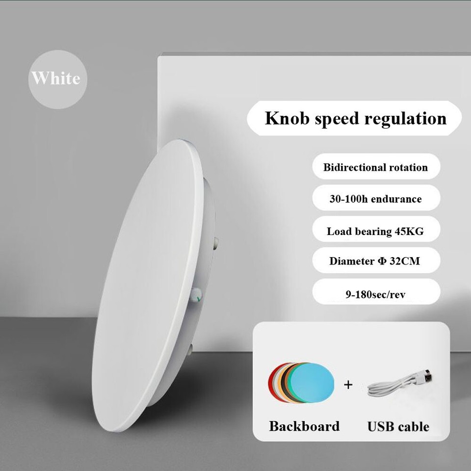 Jewelry Photography Prop Electric Show Holder Motorized Rotating ...