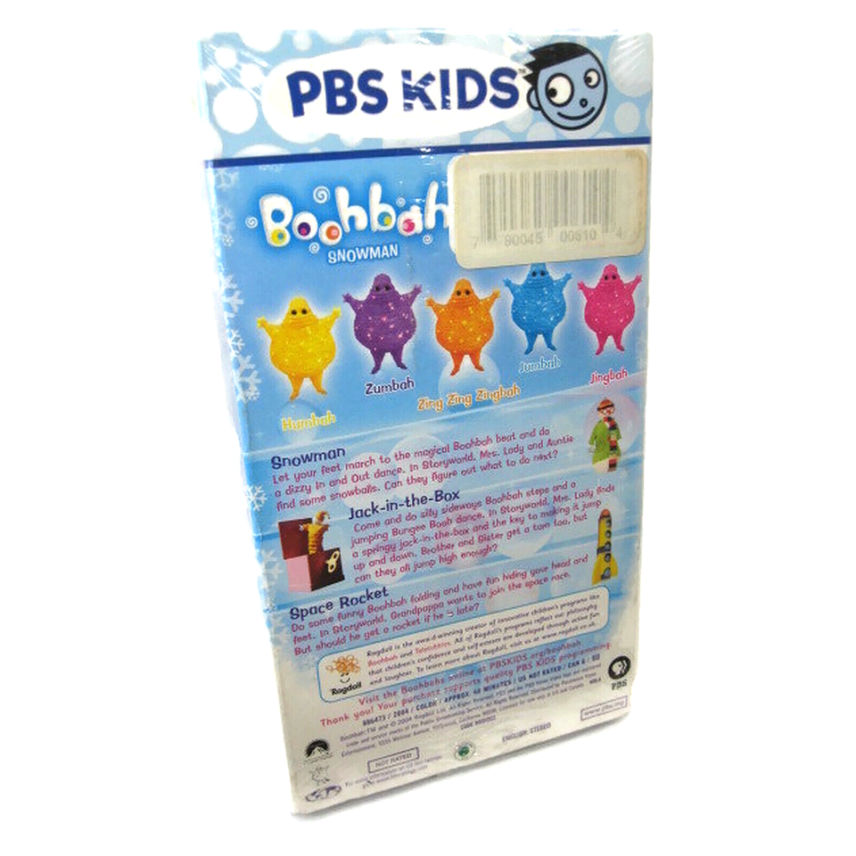 Boohbah Snowman PBS Kids Anne Wood Ragdoll's NTSC R1 Stereo 886473 VHS ...