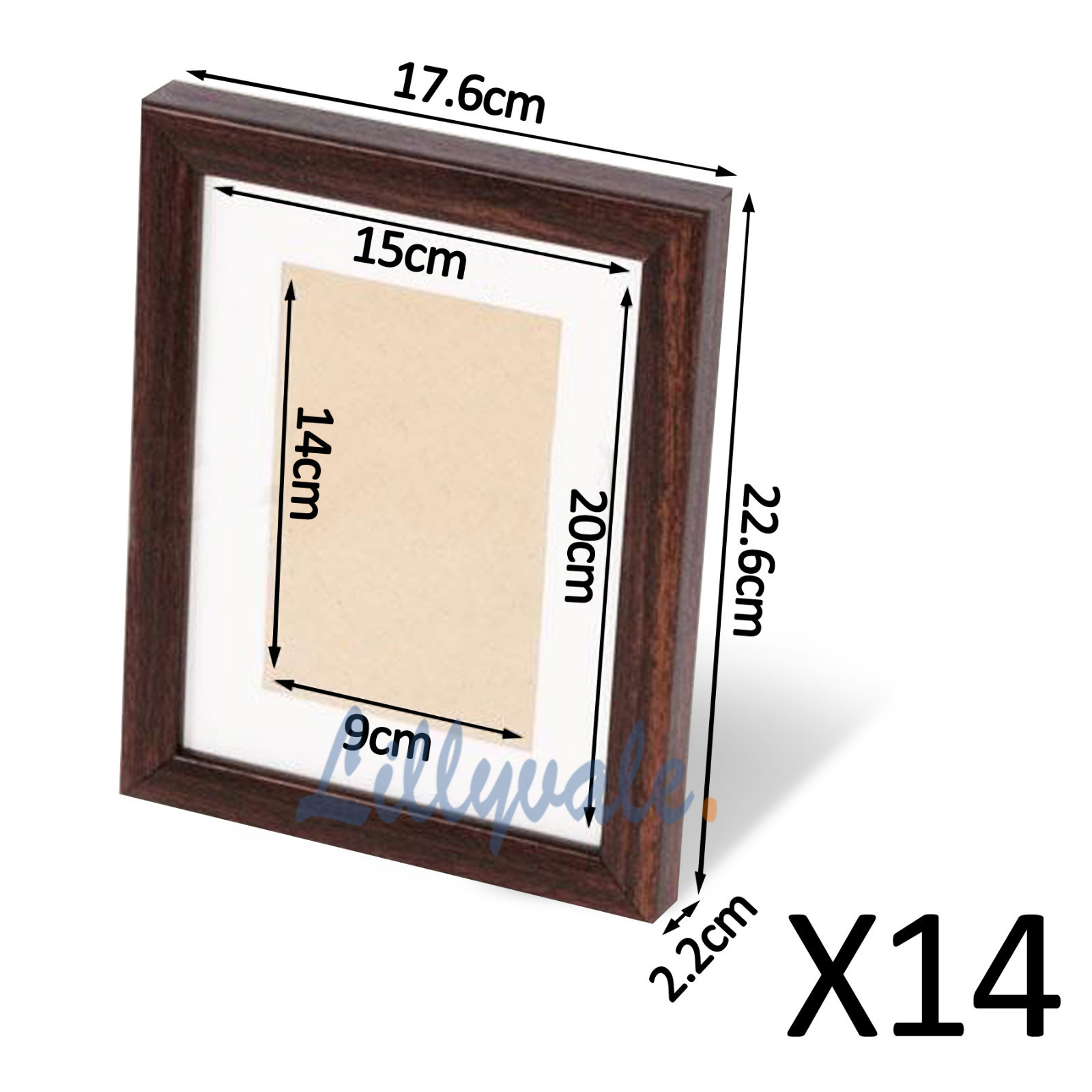 Large Multi Picture Photo Frames Wall Set 20PCS 215cm x 77cm Home Art ...