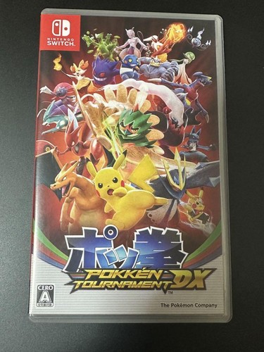 Nintendo Switch Pokemon POKKEN TOURNAMENT DX Tested Used Japanese Games ...