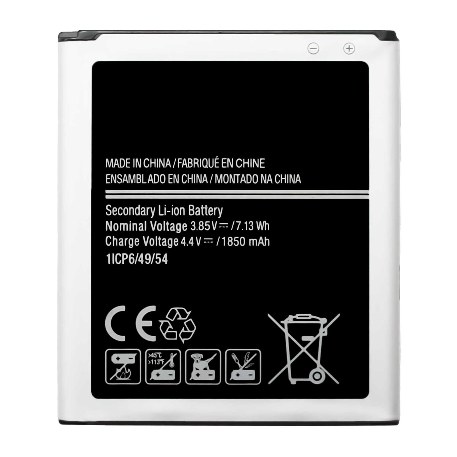 New For Samsung Galaxy J1 SM-J100VPP Battery 1850 mAh EB-BJ100CBZ EB ...
