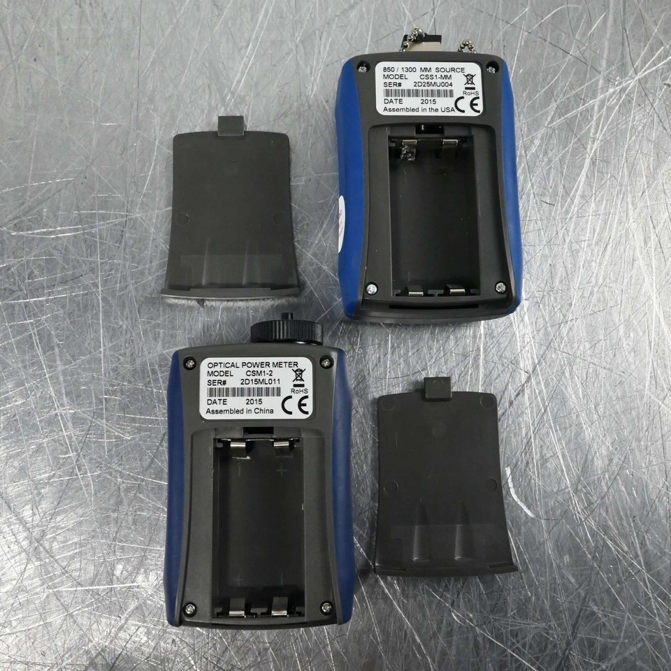 AFL CSM1-2 Optical Power Meter and CSS1-MM 850/1300mm Light Source in ...
