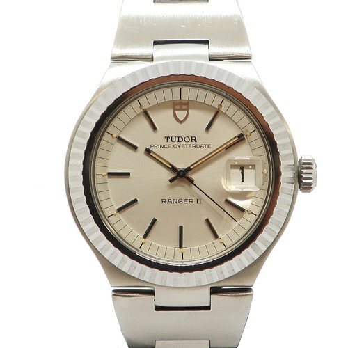 TUDOR Prince Oyster Date Ranger 2 91111 Silver Men's Used Watch #7117 ...