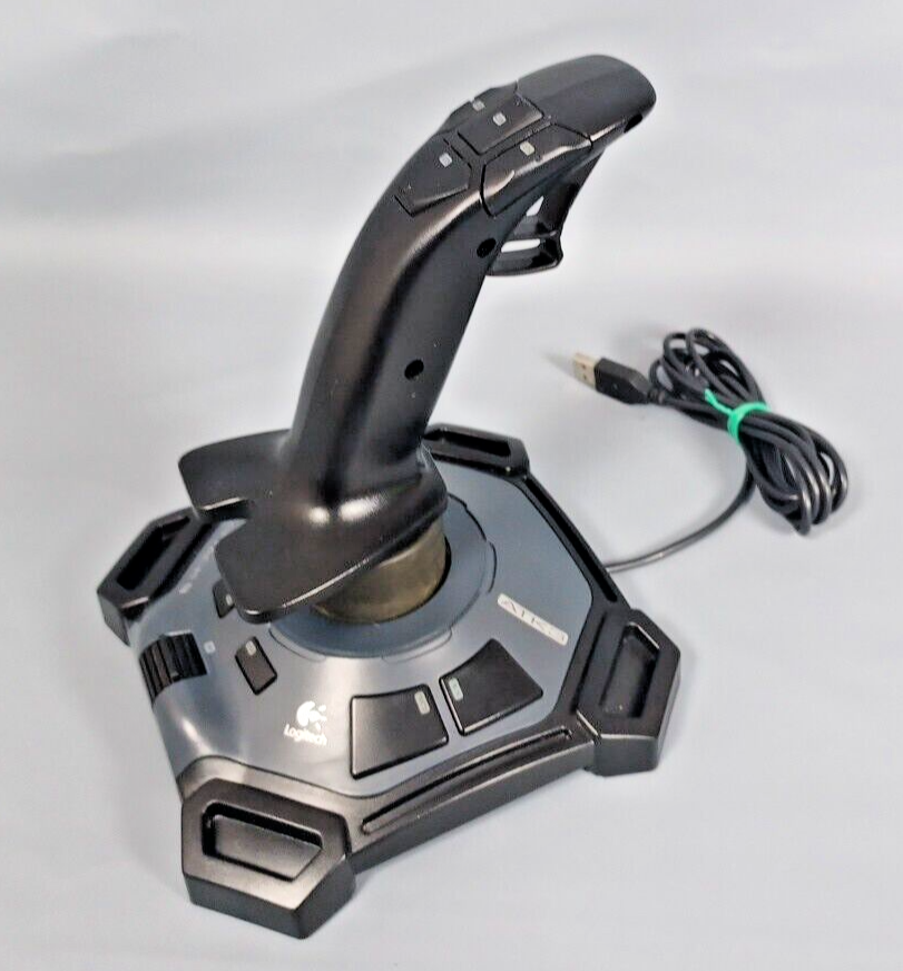 Logitech Attack 3 Atk3 Joystick Game Controller USB Gaming PC for sale ...