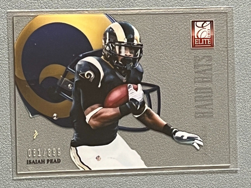 2012 Elite Football Isaiah Pead Rookie RC SP /399 Acetate Insert #19 ...