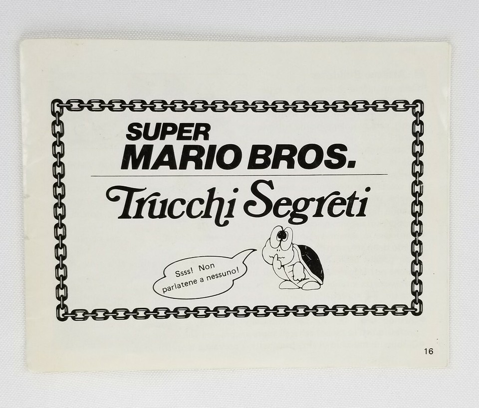 Super Mario Bros Nintendo NES MATTEL VERSION ITALY IMPORT RARE TESTED ...