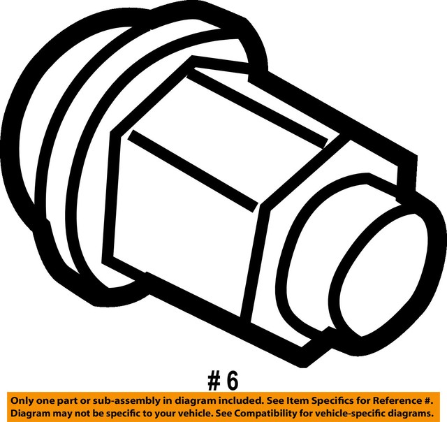Ford OEM Wheel Lug Nut CV6Z1012D Image 6 for sale online | eBay