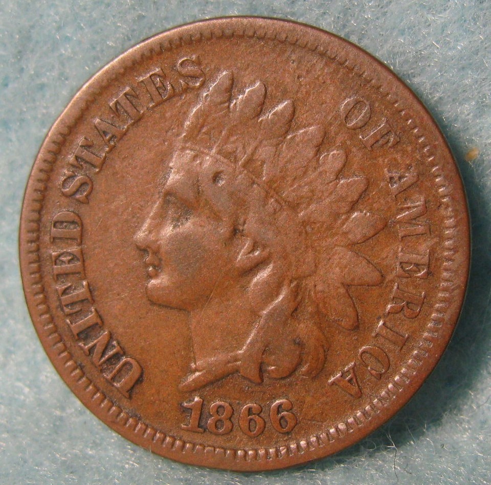 1866 Indian Head Penny Small Cent United States Coin #238 | eBay