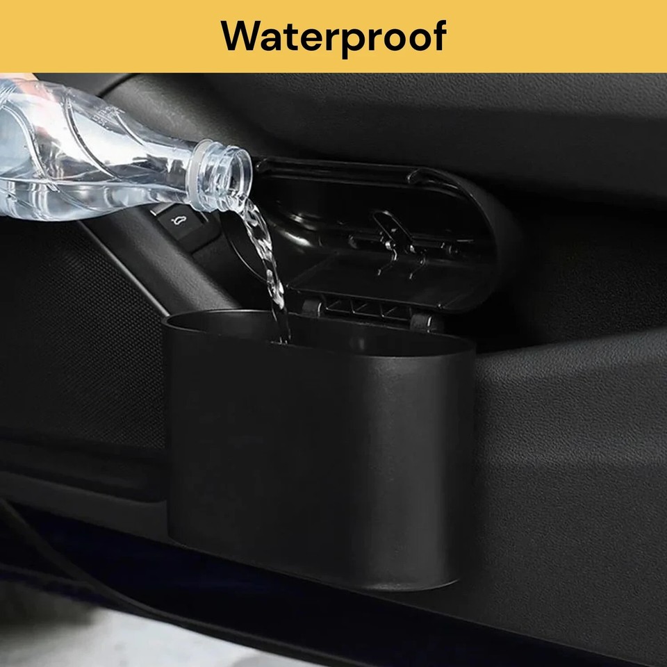 Auto Car Trash Rubbish Can Garbage Dust Dustbin Box Case Holder Bin ...