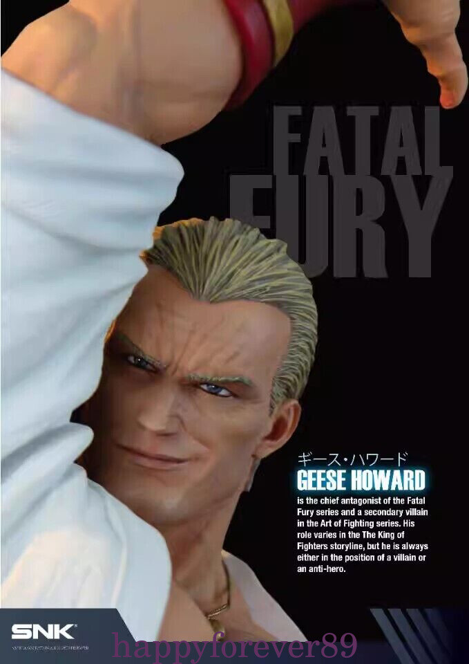 kinetiquettes Fatal Fury GEESE HOWARD Resin Statue In Stock 1/4 Scale ...