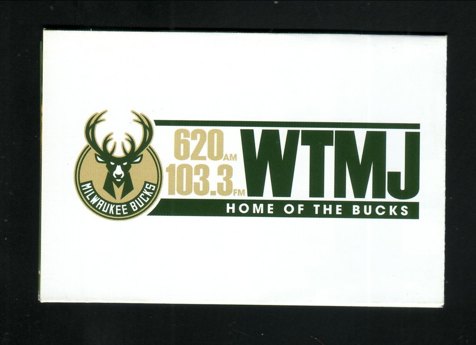 Milwaukee Bucks 2019-20 Pocket Schedule WTMJ | eBay