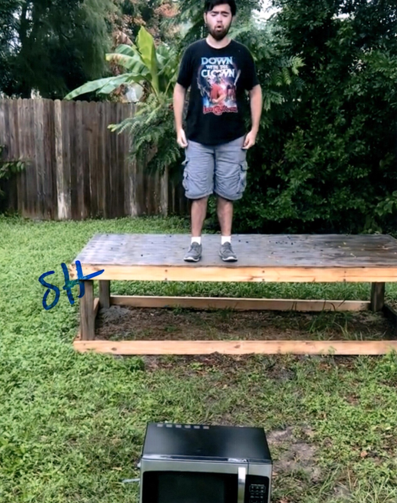 Super Humman Signed 8x10 Pro Wrestling Stuntman Photo Elbow Drop ...