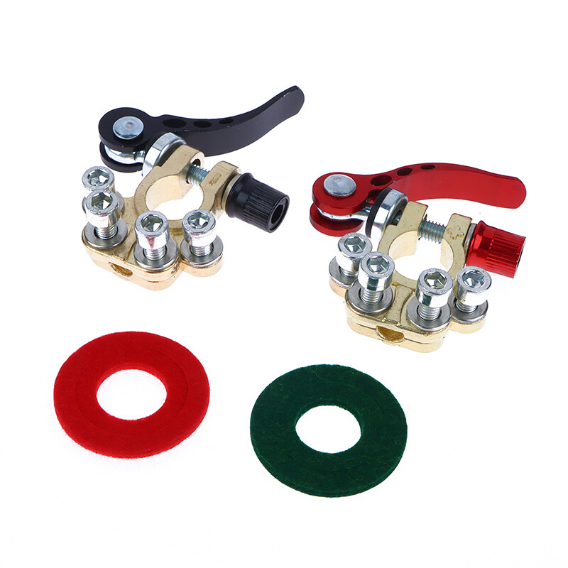 1 Pair 12V 24V Automotive Car Top Post Battery Terminals Wire Cable Clamp | eBay