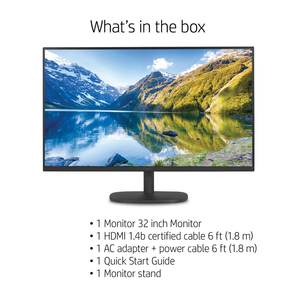 onn. 100095550 32" FHD 1080p 75hz Office Monitor with Bezel-less ...