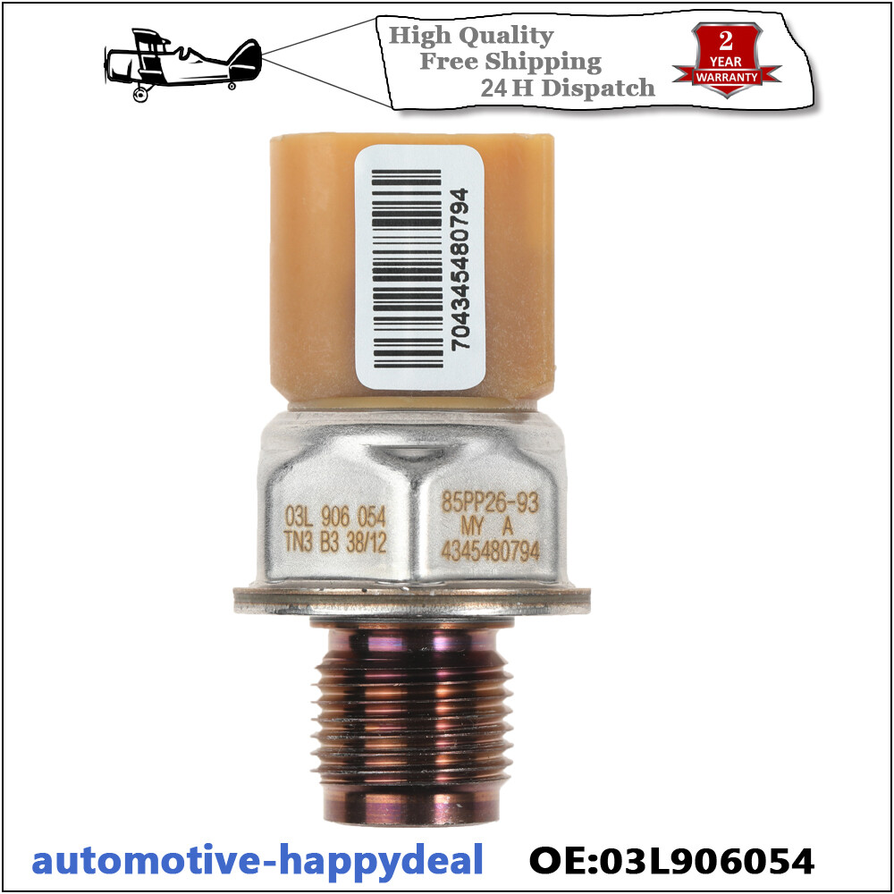 Fuel Rail High Pressure Sensor For AUDI SEAT SKODA VW 1.6 2.0 TDi ...