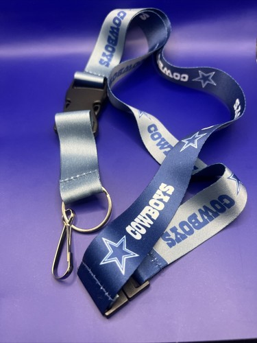 NFL Dallas Cowboys Lanyard Key Ring Keychain ID Holder | eBay