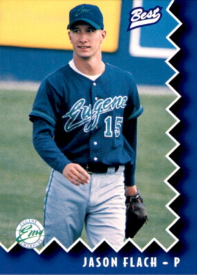 1997 Eugene Emeralds Best #6 Jason Flach Davenport Iowa IA Baseball ...