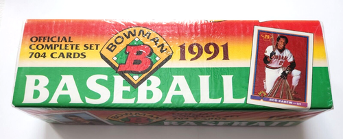 1991 BOWMAN - BASEBALL OFFICIAL COMPLETE SET 704 CARDS- FACTORY SEALED ...