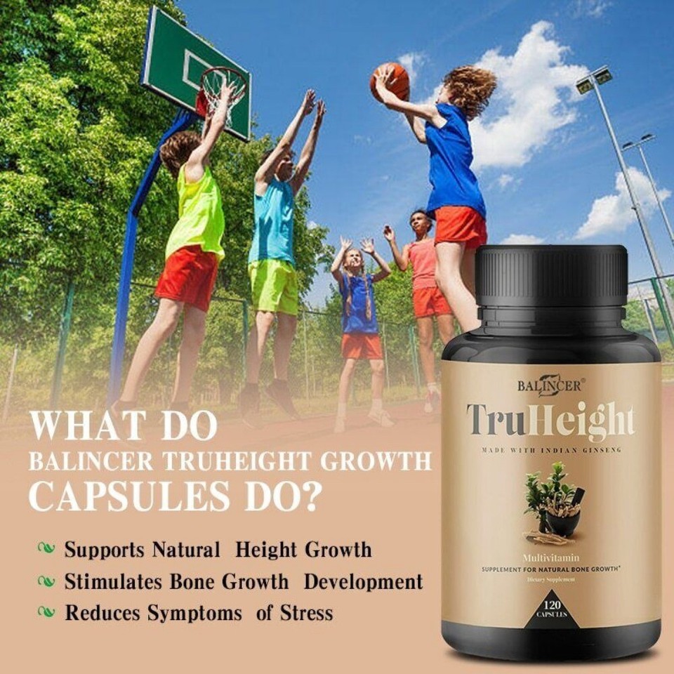 TruHeight Growth - Height Enhancer - Indian Ginseng 120 Capsules | eBay