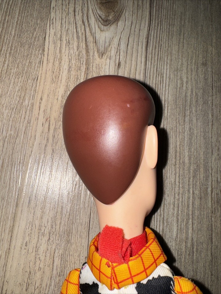 Disney Pixar Toy Story Woody Pull String Talking Doll (WORKS) Thinkway ...