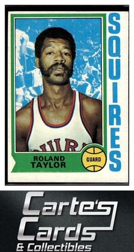 Roland Taylor 1974-75 Topps #188 Virginia Squires | eBay